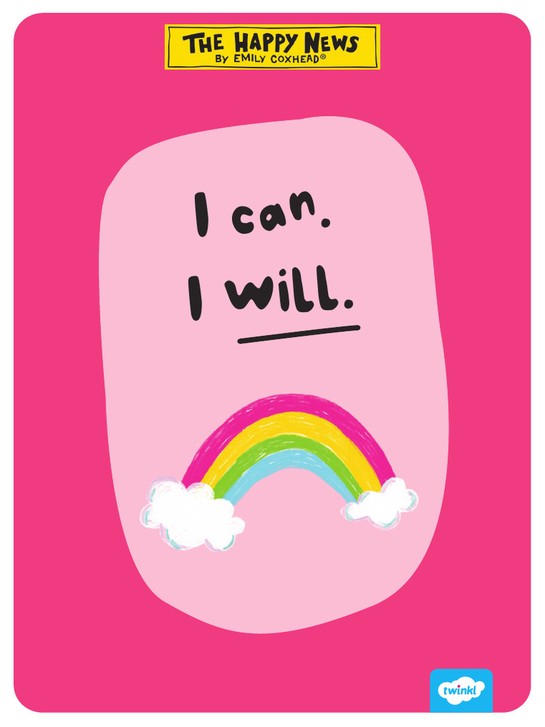 T Par 1658243492 The Happy News Positive Affirmation Posters Ver 1 | PDF