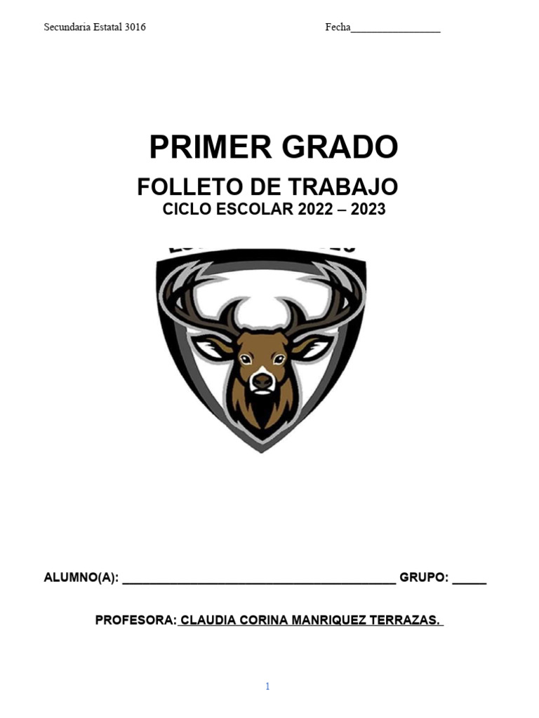 FOLLETO CONSIGNAS-1er-GRADO para Alumnos BUENO | PDF | Triángulo | Números