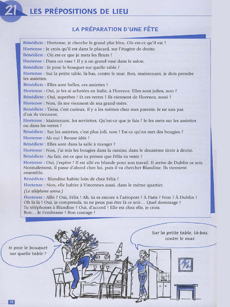 Prépositions de lieu | PDF