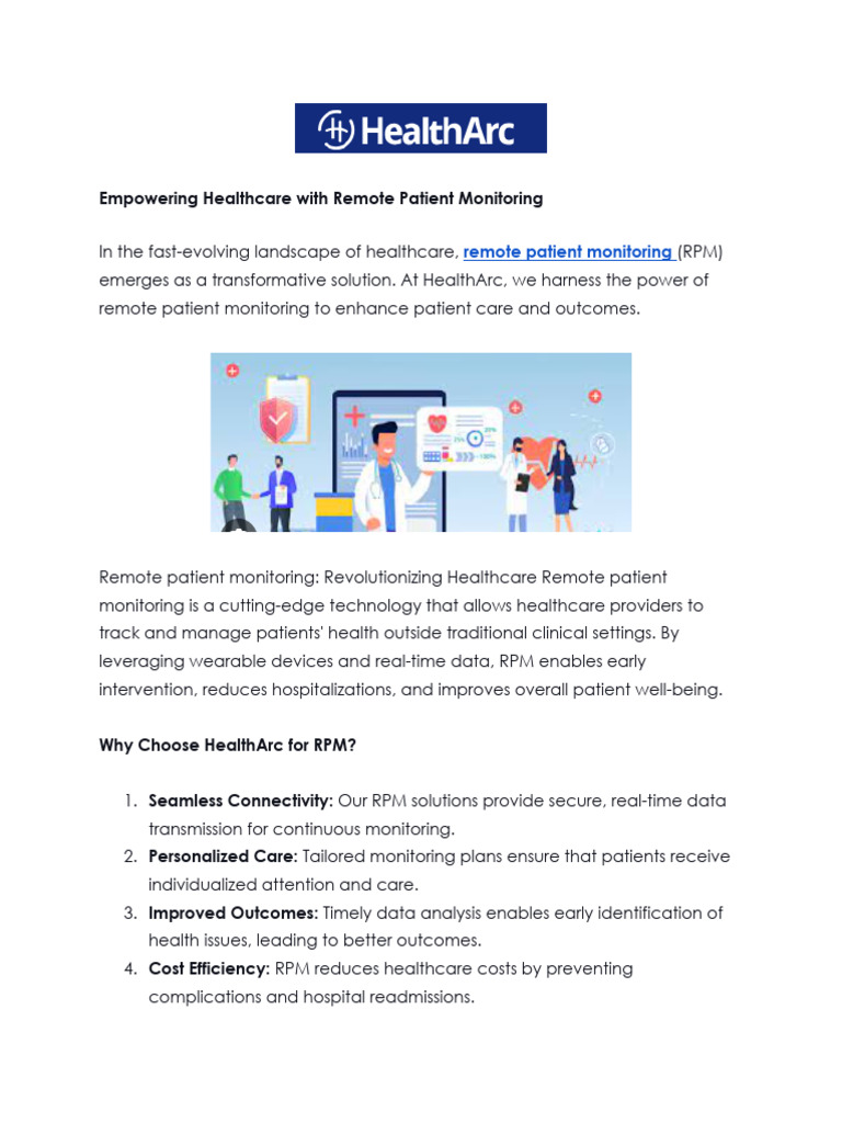 PDF - Remote Patient Monitoring | PDF
