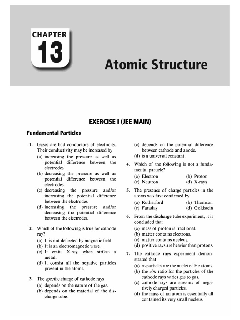 Atomic Structure | PDF