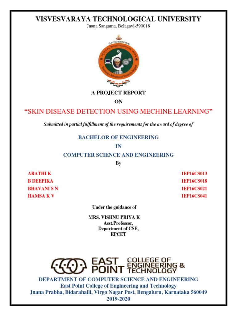 Skin Disease Detection Using Machine Learning | PDF | Rgb Color Model ...