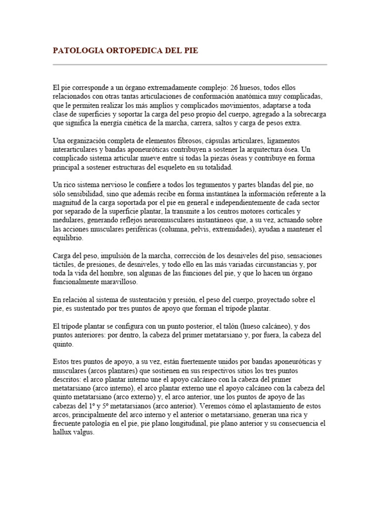 Pie BOT | PDF | Pie | Dedo del pie