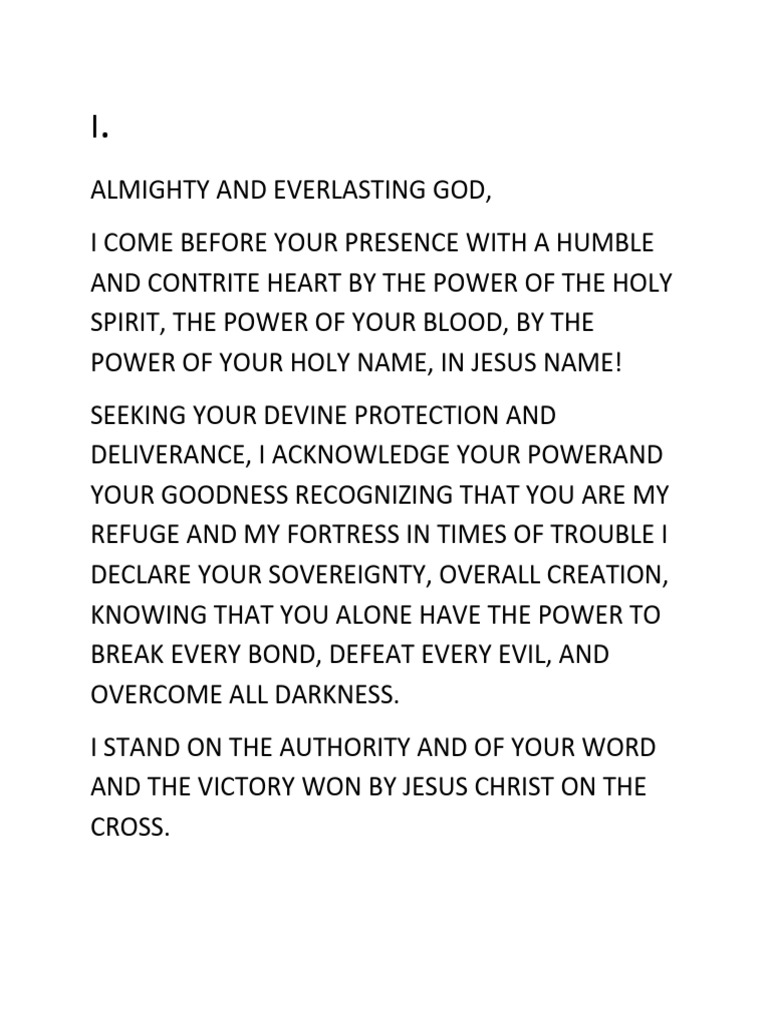 PROJECT | PDF | Prayer | Jesus