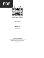 Lesotho Road Traffic Act of 1981 | PDF | Driver's License | Traffic