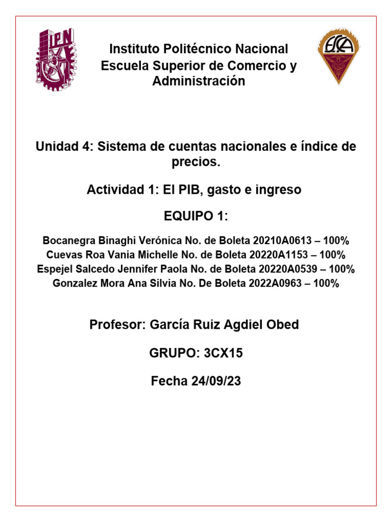 U4 - Act.1 - Equipo 1 | PDF | Salario | Producto Interno Bruto