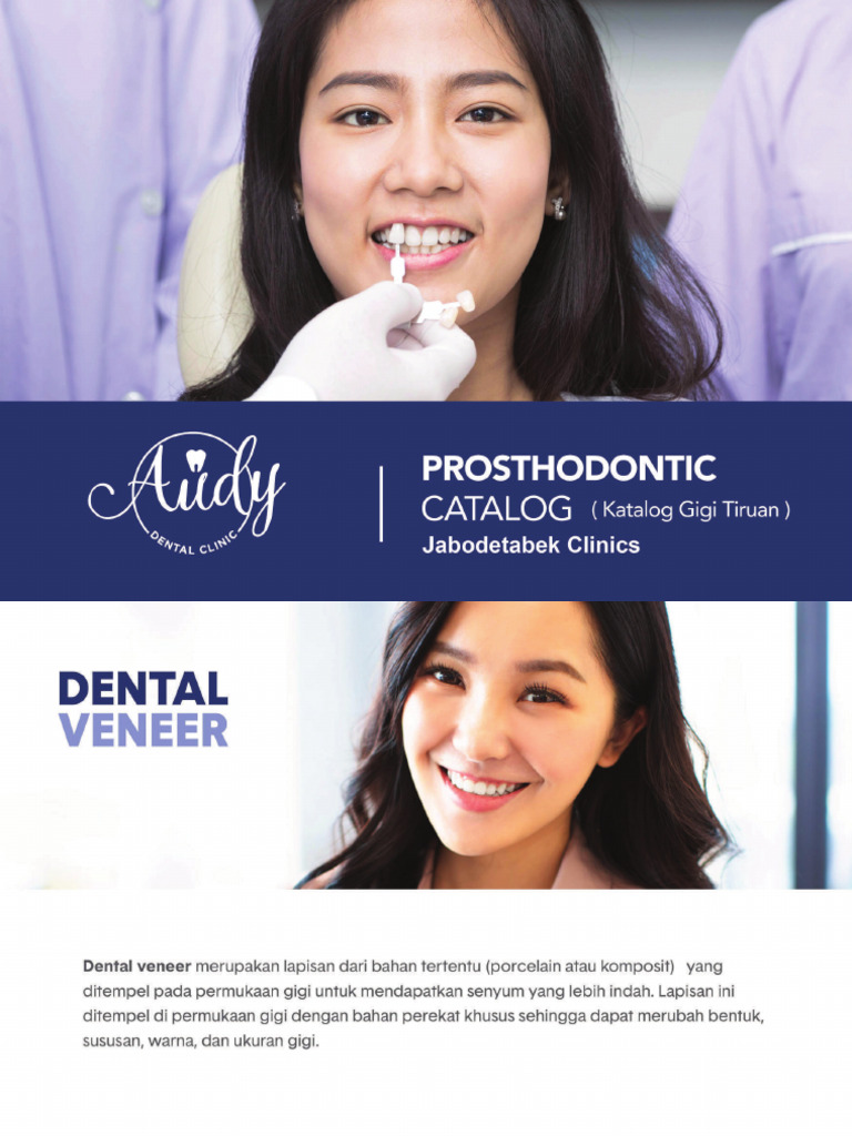 Katalog AUDY Dental Jabodetabek Gigi Tiruan Agustus 2023 | PDF