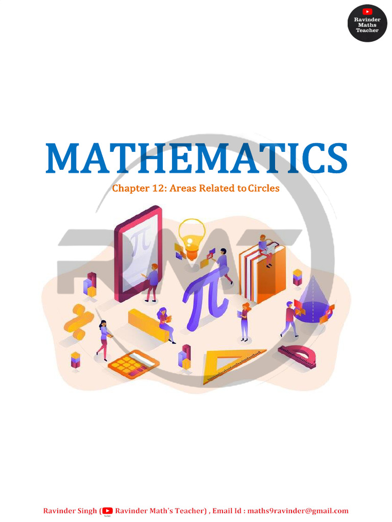 Chapter - 12 Areas Related To Circles | PDF | Area | Circle