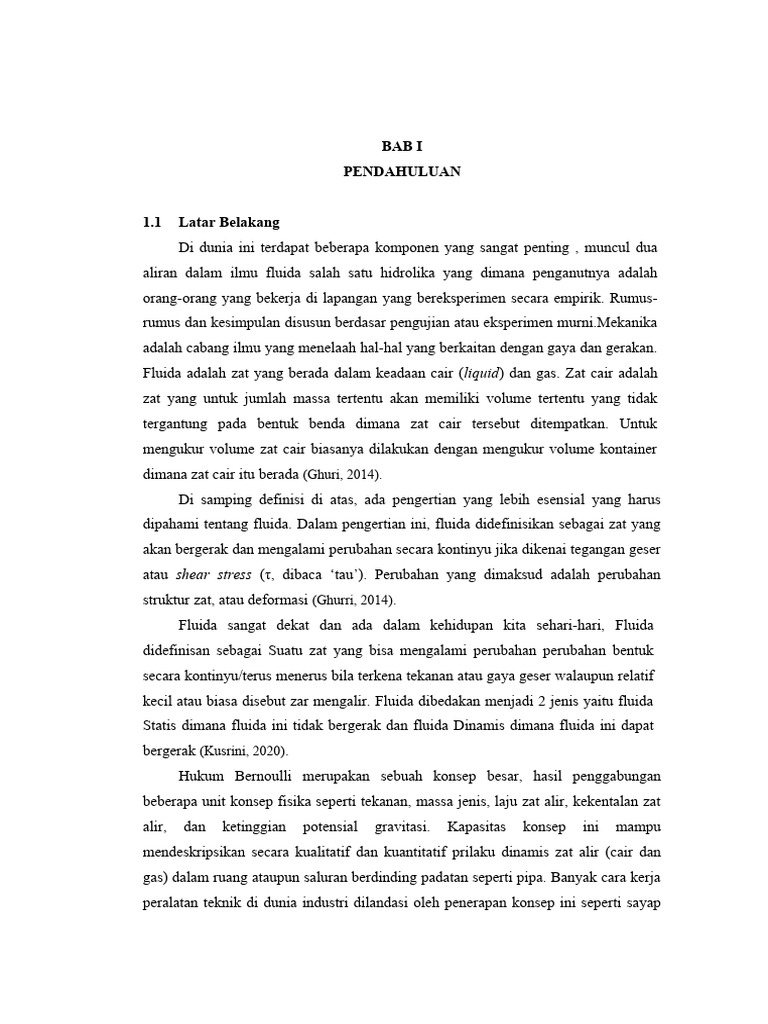 Bab 1 Bernoulli Dinda | PDF