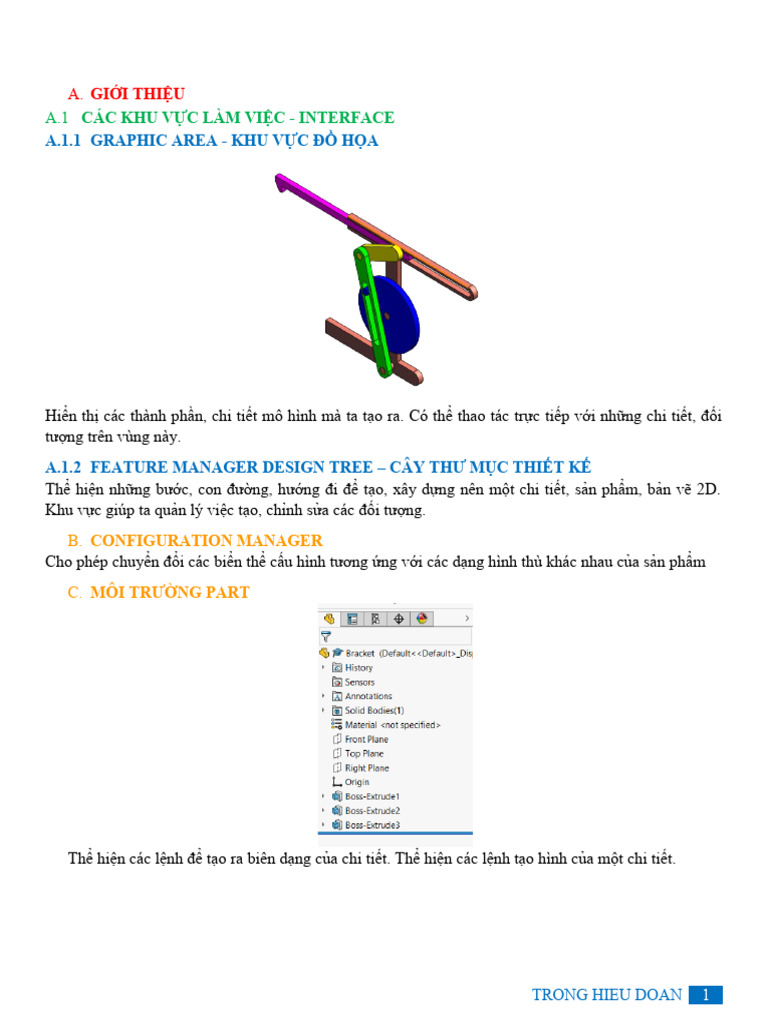 Solidworks Doan Trong Hieu | PDF
