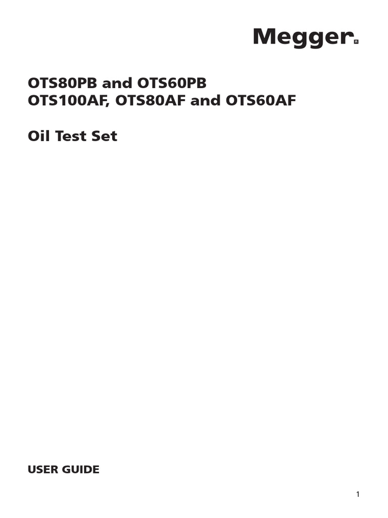 Megger BDV Tester | PDF | Battery Charger | Electrical Breakdown
