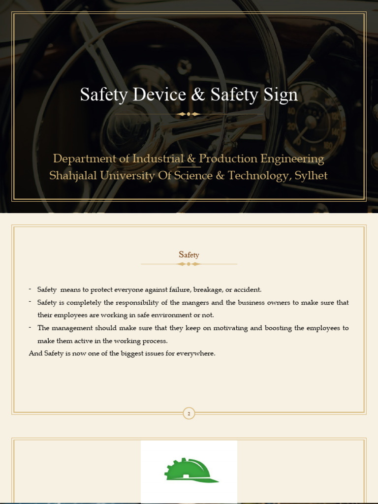 Safety Device & Safety Sign | PDF | Occupational Safety And Health | Safety