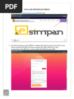 Panduan Input Data Esimpan | PDF