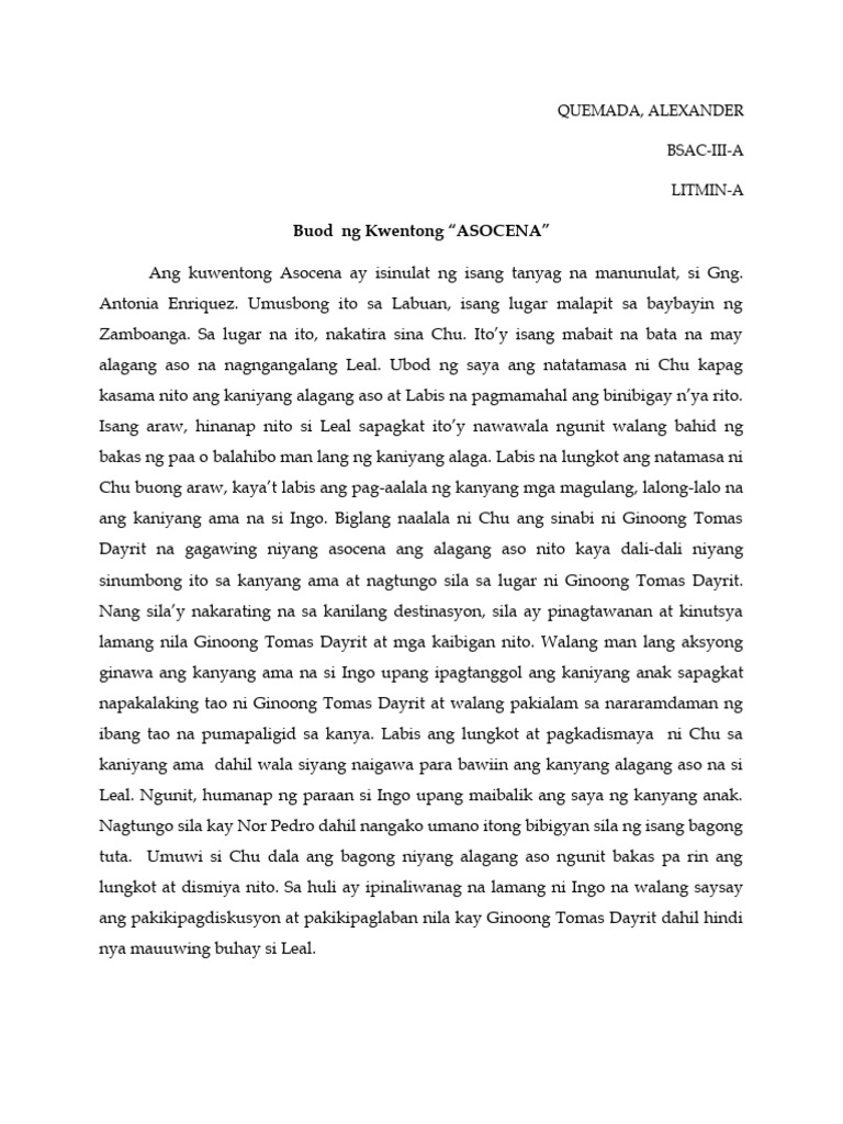 Quemada A.T. Asocena | PDF