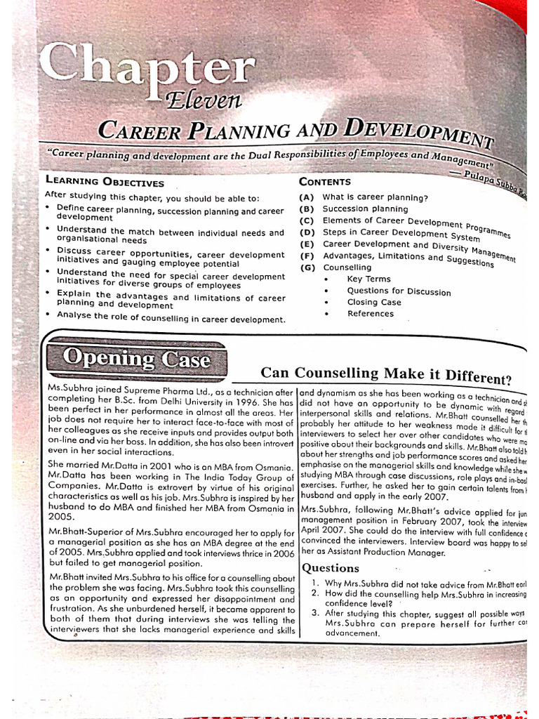 Unit 5.a Career Development | PDF