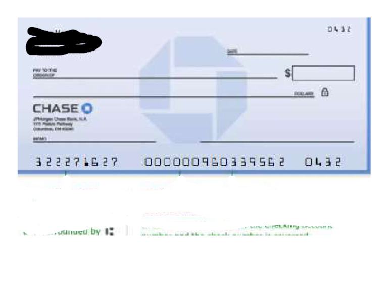 Chase Check | PDF