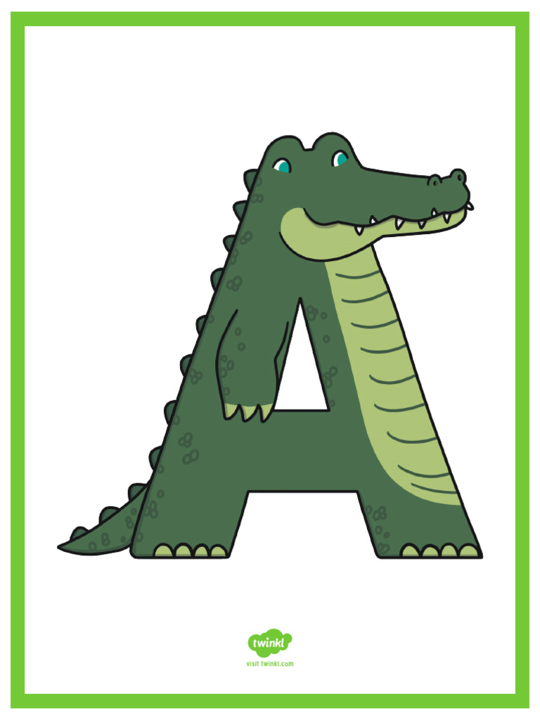Color Animal Alphabet Posters | PDF