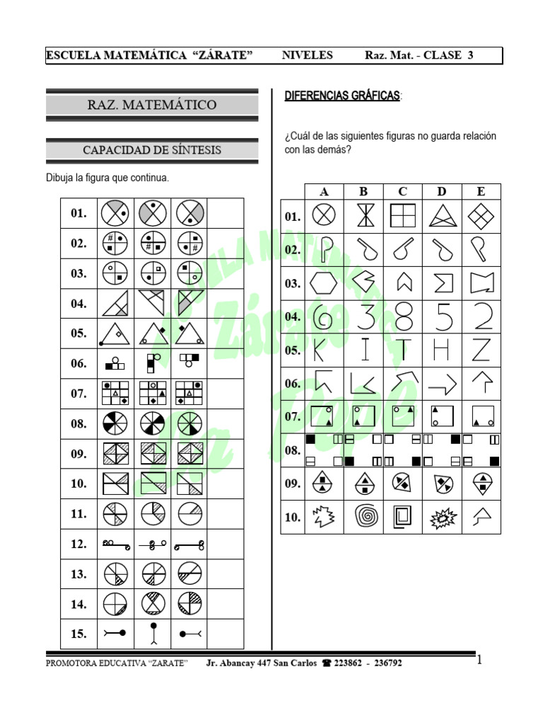 Clase 3 - Raz. Mat. | PDF