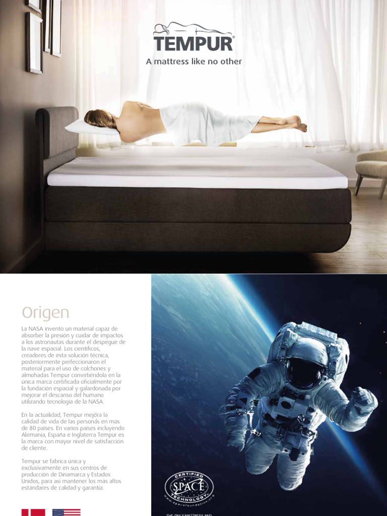 Tempur Beneficios | PDF | Colchón | Nasa