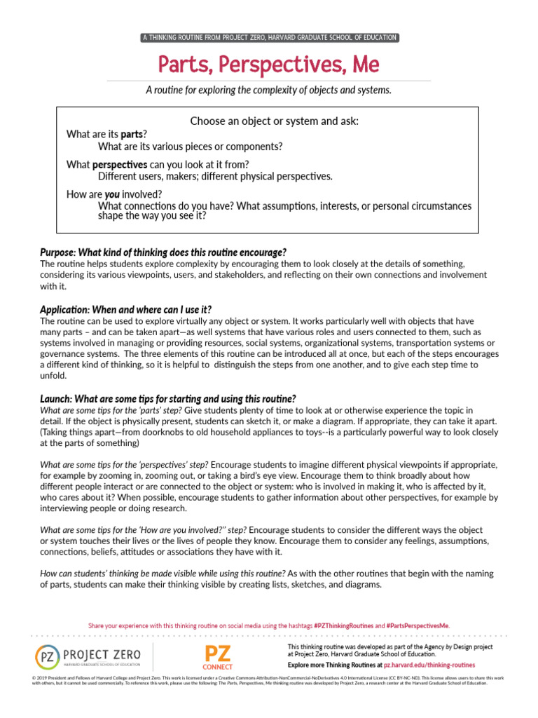 Explore Complexity: Parts, Perspectives, Me | PDF | Career & Growth ...