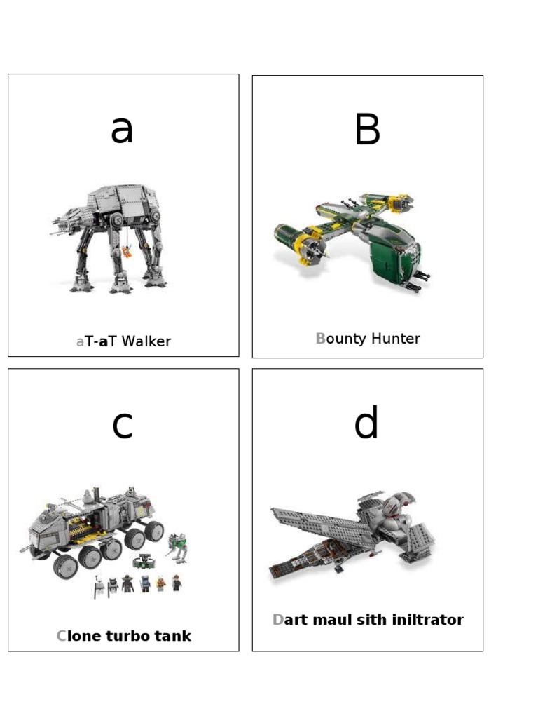 Star Wars ABC: Characters & Vehicles | PDF