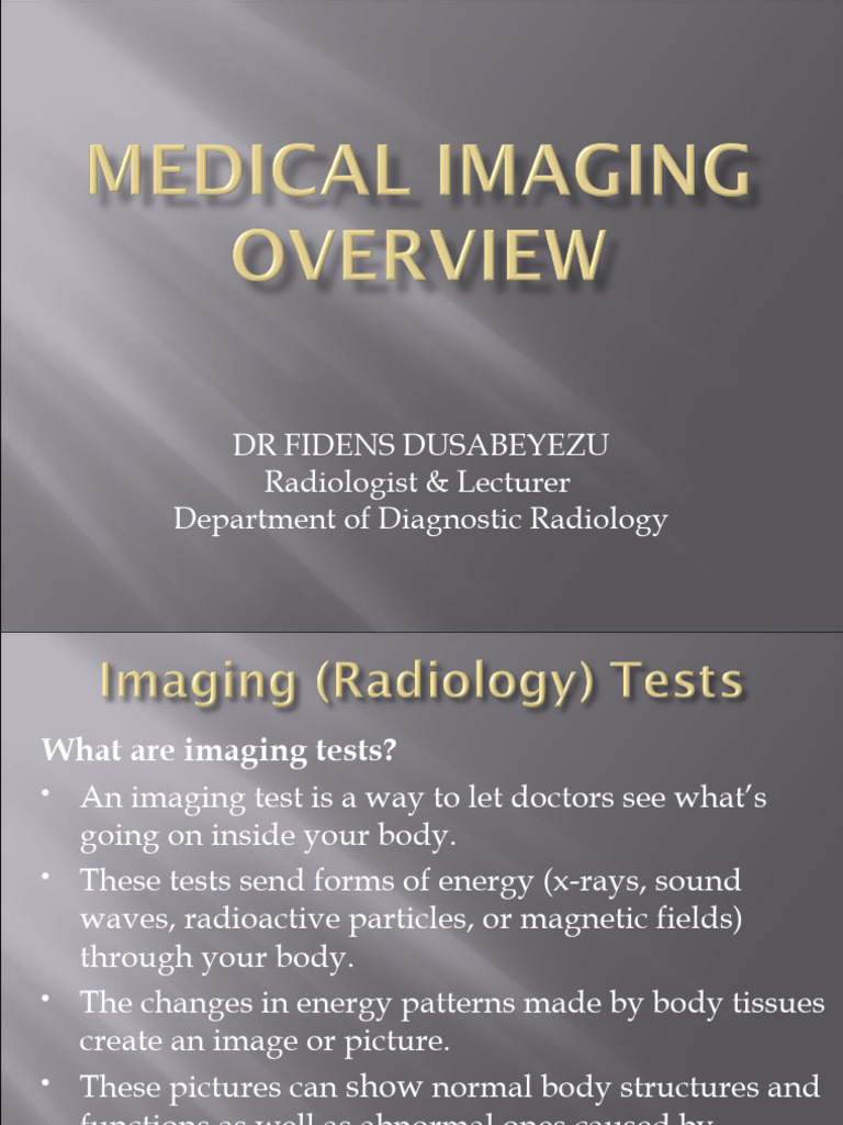 Understanding Imaging Tests in Radiology | PDF | Medical Ultrasound ...