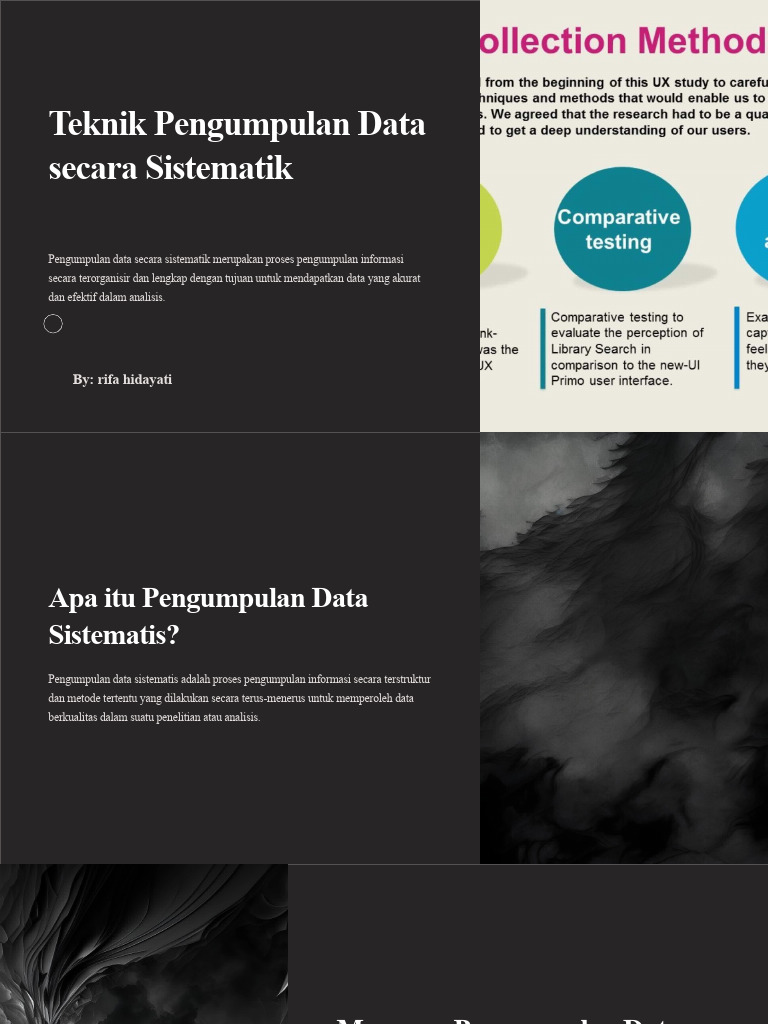 Teknik Pengumpulan Data Secara Sistematik Secara Lengkap Rifa | PDF ...