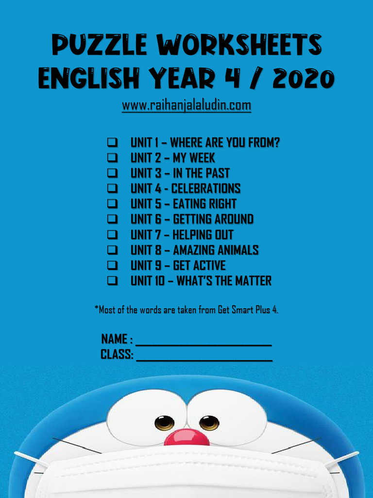 Puzzle Worksheets | PDF