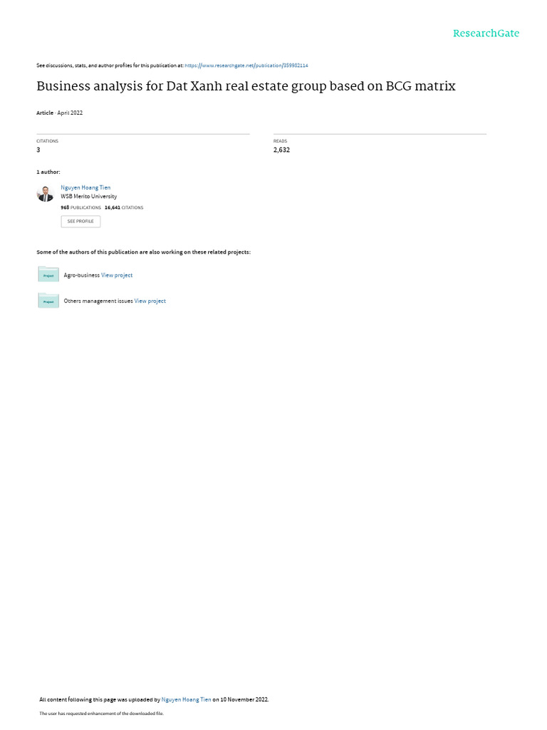 BCG Matrix Analysis 1 | PDF | Swot Analysis | Strategic Management
