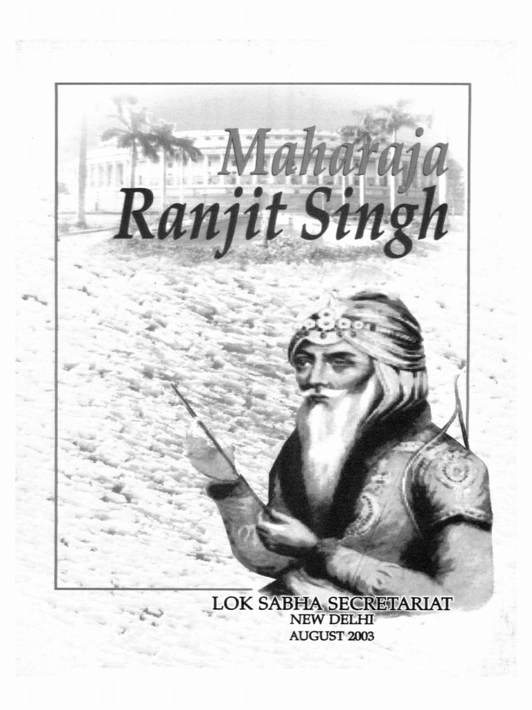 Maharaja Ranjit Singh English | PDF