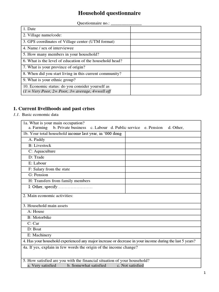 Questionnaire | PDF | Forests | Deforestation