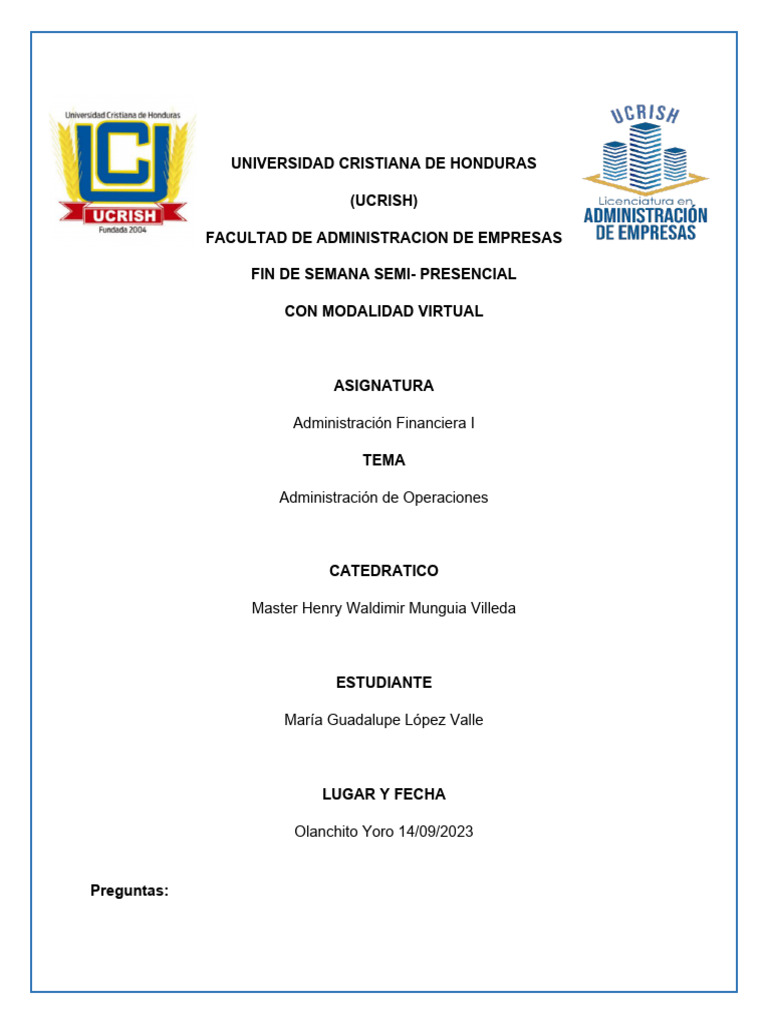 Lopez, Maria Guadalupe Flujo de Efectivo y Apalacamiento Finaciero. Adm ...