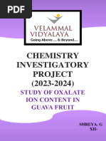 Class 12th Chemistry Project On Investigatory Test On Guava | PDF ...