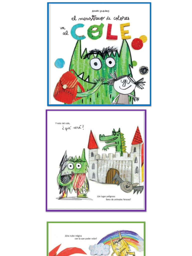 Copia de El Monstruo de Colores Va Al Cole | PDF