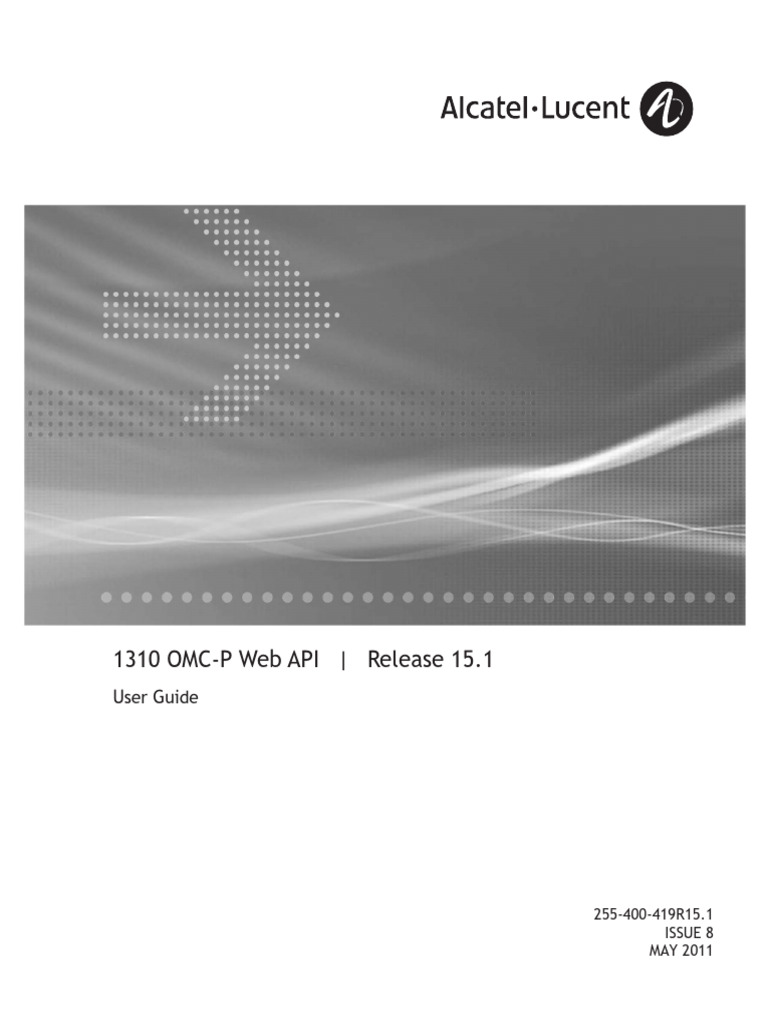 255 400 419 R15 1 1310 Omc P Webapi User Guide Pdf Command Line Interface Computer Engineering