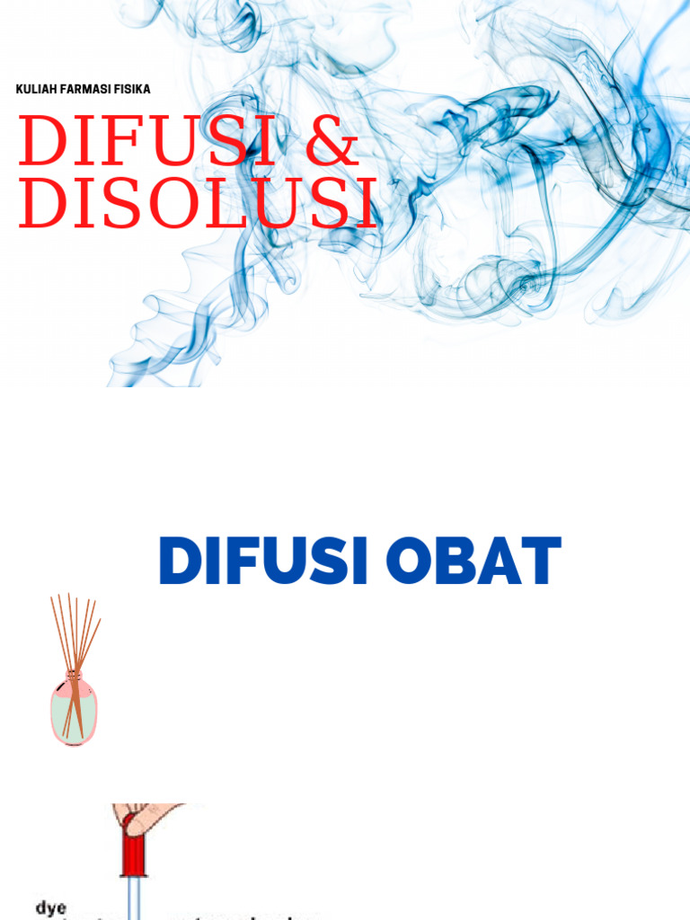 Difusi & Disolusi | PDF