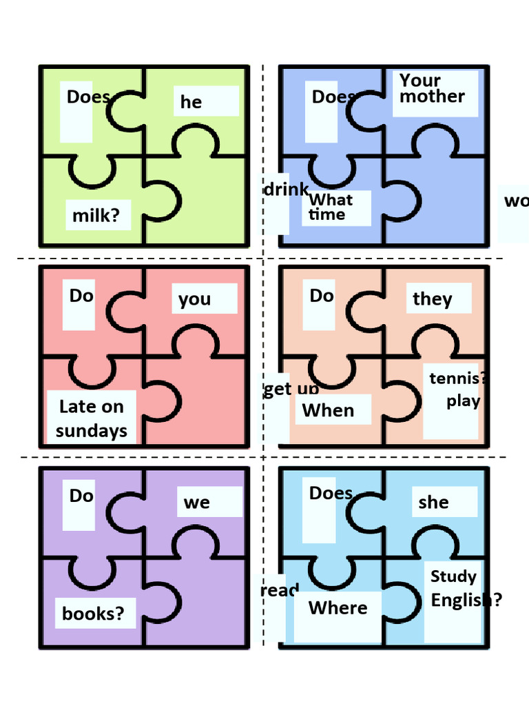 English Question Practice Sheet | PDF