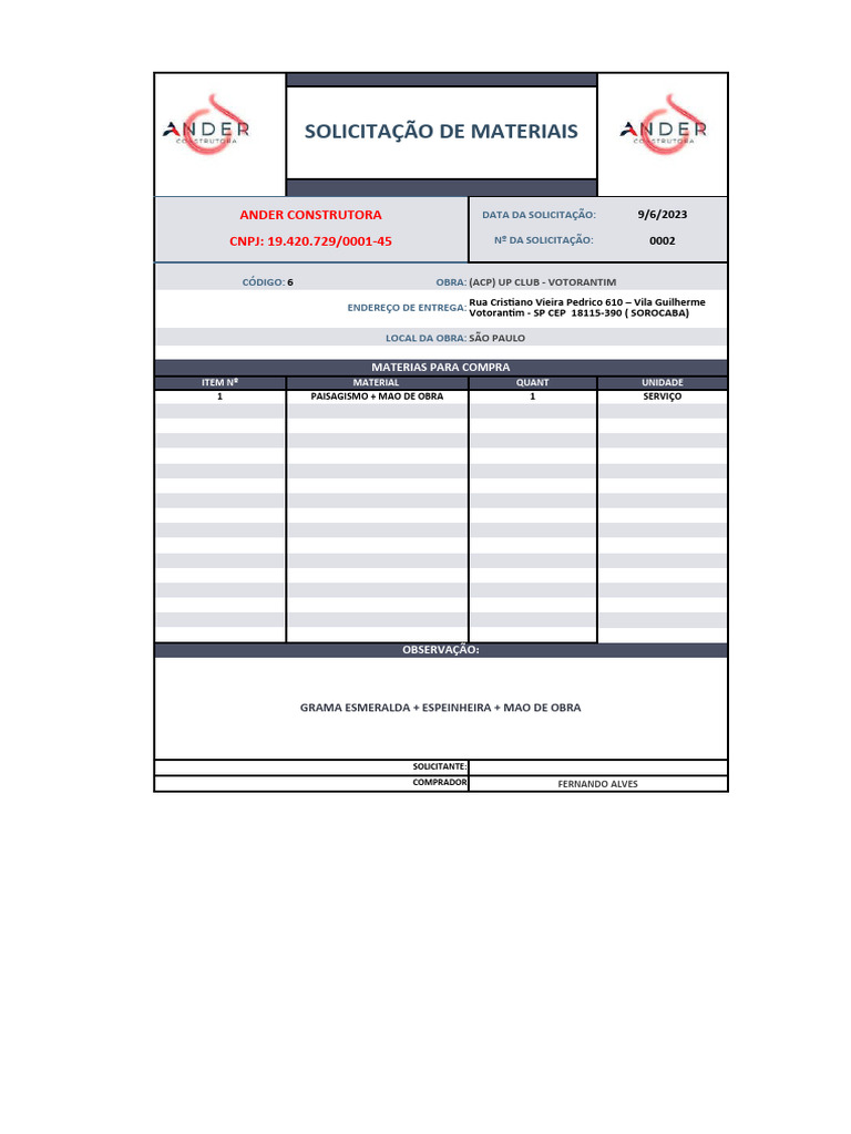SC de Material | PDF