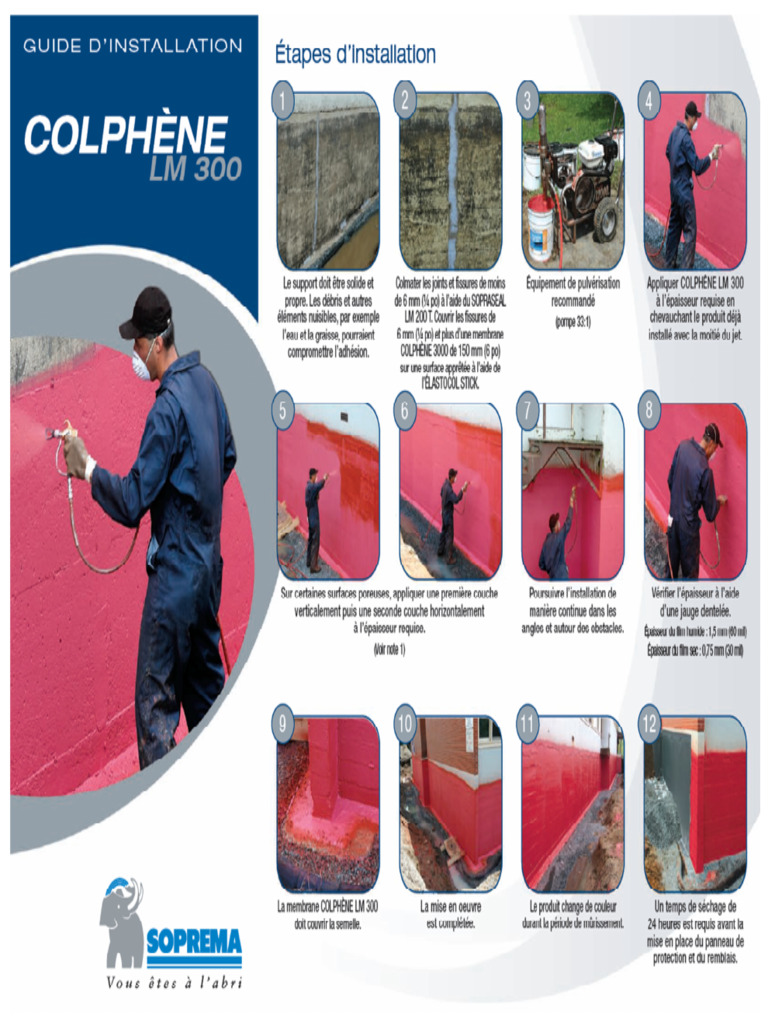 Colphene LM300 - Guide Dinstallation | PDF