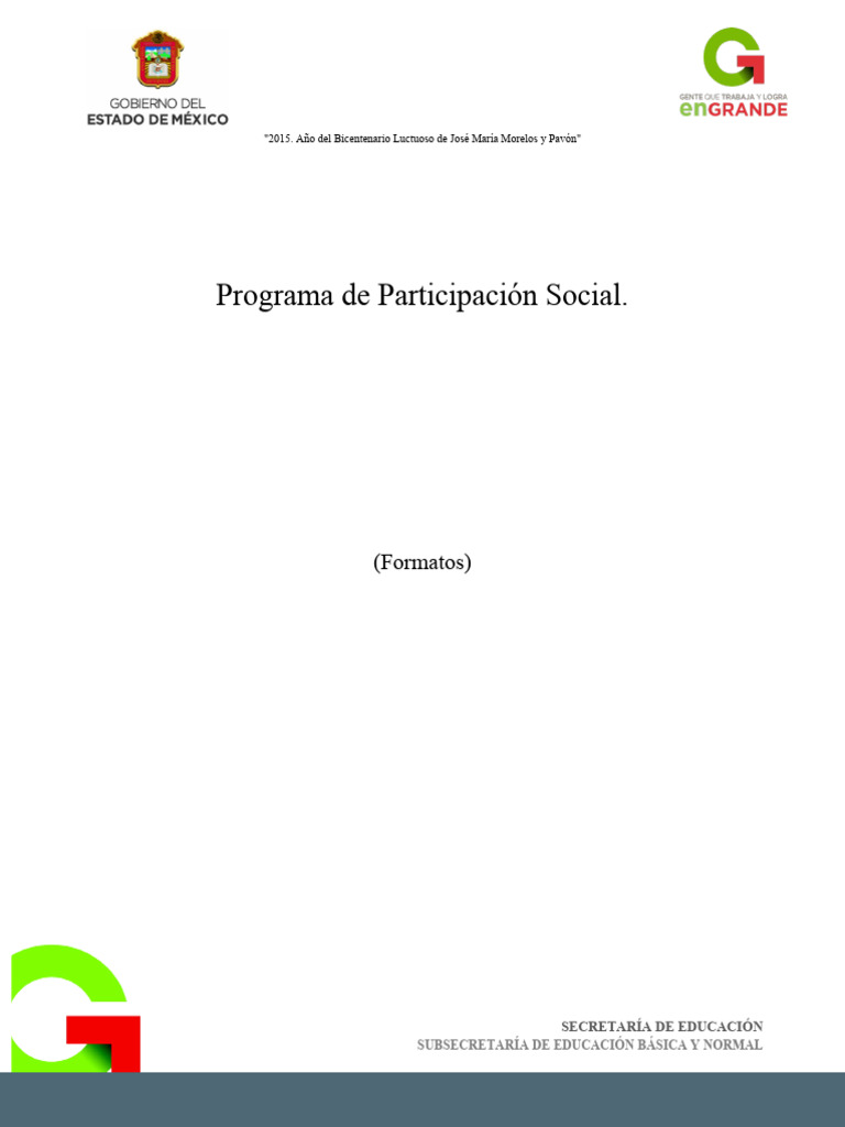 Formatos 2015-2016apf y Cep | PDF