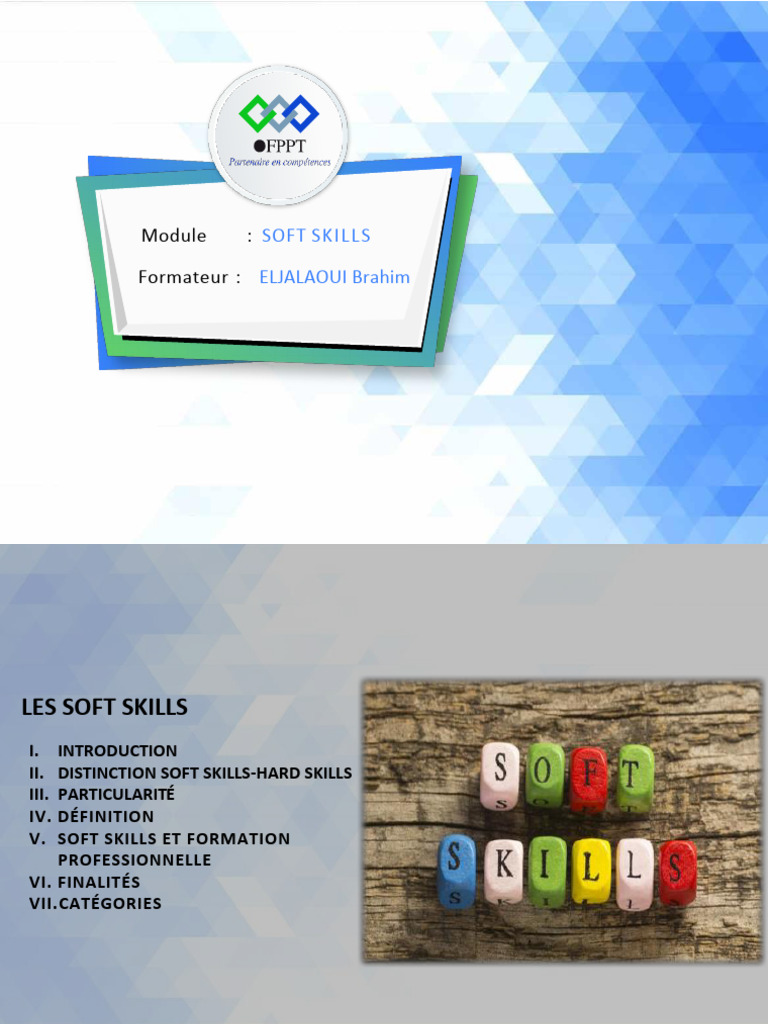 Présentation Du Module Soft Skills | PDF