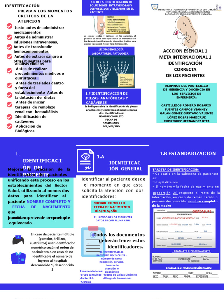 Triptico Identificación Del Paciente FINAL | PDF