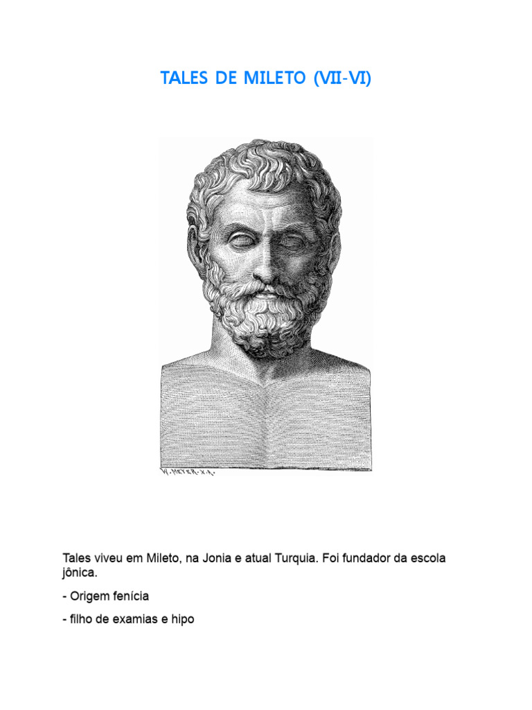 Tales de Mileto | PDF
