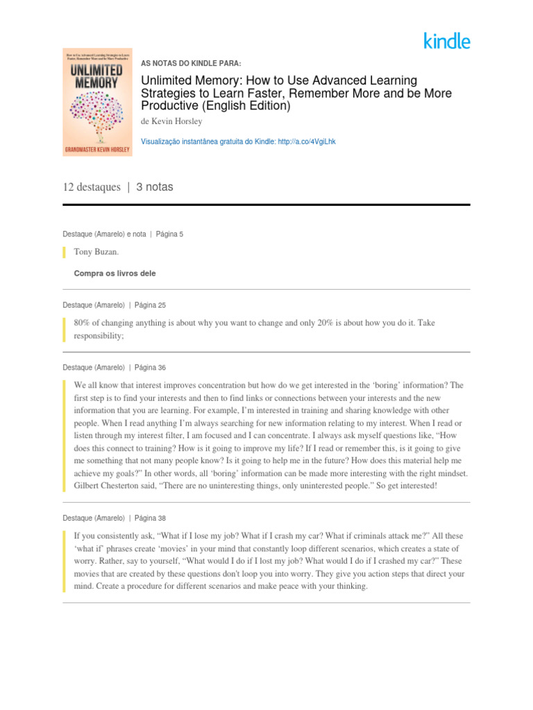 Unlimited Memory - How To Use Advanced Learning Strategies To Learn ...