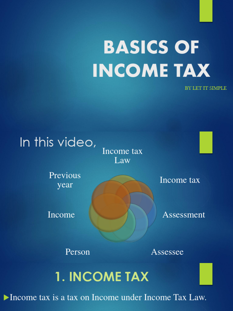 Basics of Income Tax | PDF