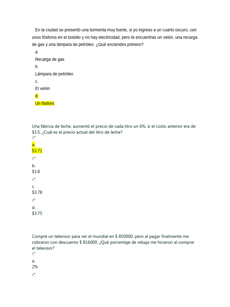Ejercicios de Razonamiento Cuantitativo | PDF