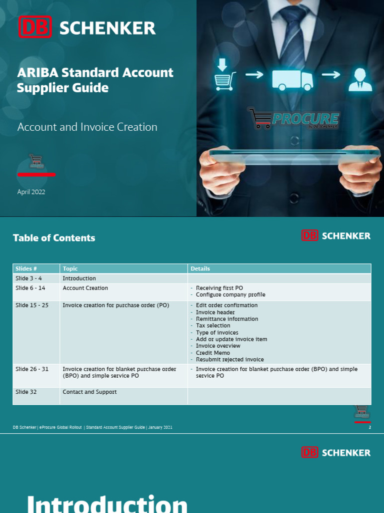 Ariba Standard Account Supplier Global Guide PDF Data | Download Free ...
