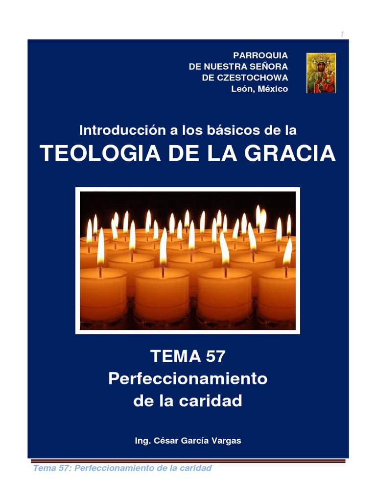 TEMA - 57 - Perfeccionamiento de La Caridad | PDF | Religión y espiritualidad