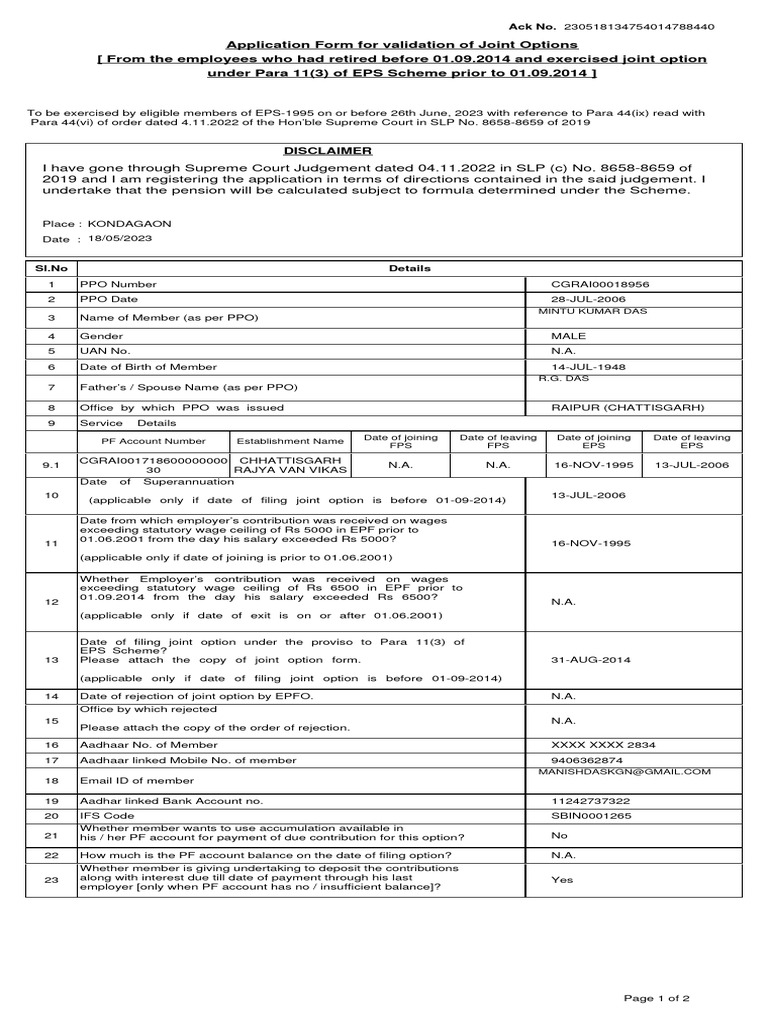 M K Das | PDF | Employment Compensation | Economies