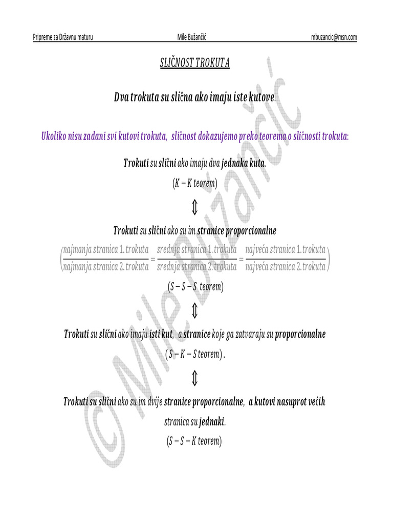 RM 4 Geometrija B Razina 2023 IV Dio | PDF